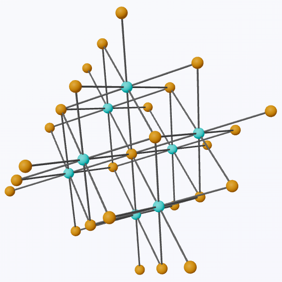 Cesium Chloride Structure (CsCl) - Primitive Cubic Ionic Lattice ...